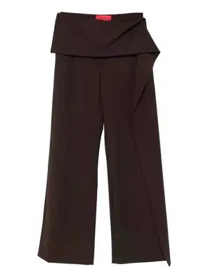 THELATEST Drape Trousers - Brown