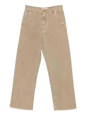 DARKPARK Sienna Frayed-hem Jeans - Neutrals