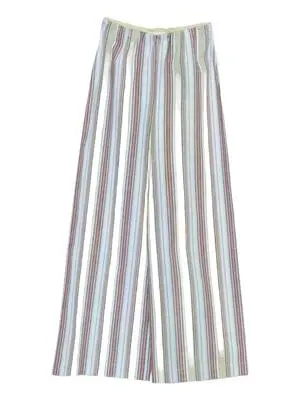 Faithfull The Brand Lane Striped Palazzo Pants - Green