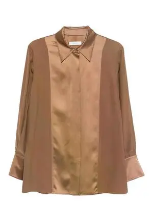 JOSEPH Silk Shirt - Brown
