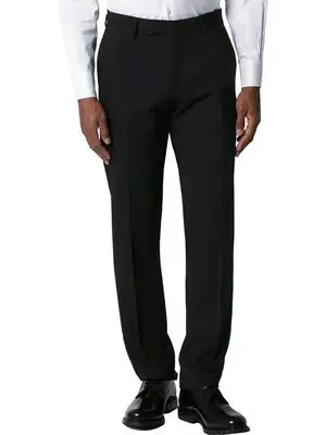 LARDINI Single-breasted Pressed-crease Suit - Black