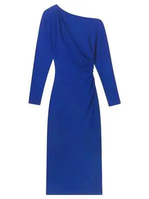 A.L.C. Sonya One-shoulder Midi Dress - Blue