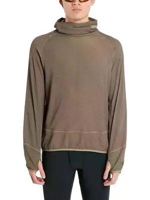 CIELE Funnel-neck Hoodie - Green