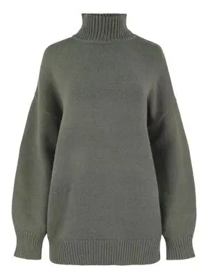 SEROYA Beatrice Turtleneck Sweater - Green