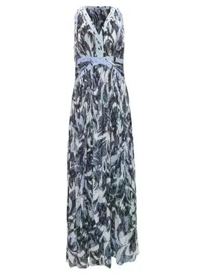 Diane Von Furstenberg Printed Maxi Dress - Blue