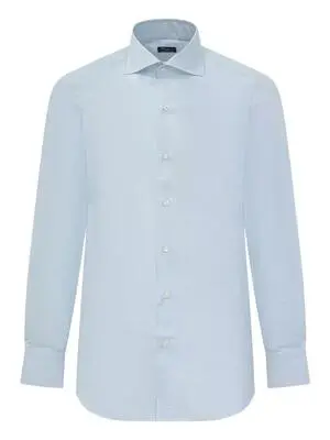 FINAMORE 1925 Long-sleeves Shirt - Blue