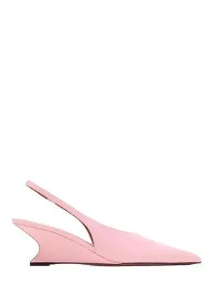 Paris Texas Nina Slingback Wedge Pumps - Pink