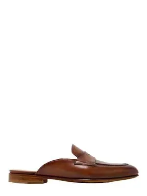 Magnanni Penny Mules - Brown