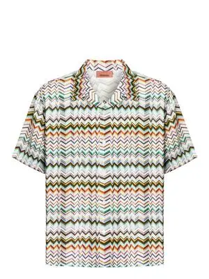 Missoni Zigzag Short-sleeve Shirt - White