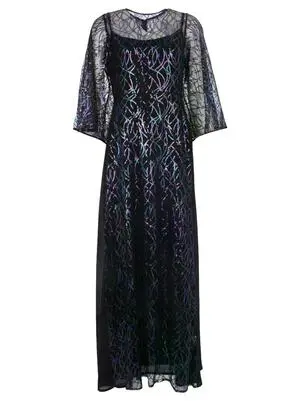 BARUNI Ghaliya Sequin Maxi Dress - Black