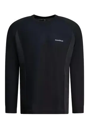 MONTBELL Long-sleeve Panelled T-shirt - Black