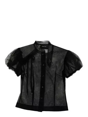 Simone Rocha Tulle Shirt - Black