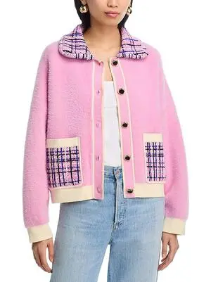 Essentiel Antwerp Collared Cardigan - Cotton Candy