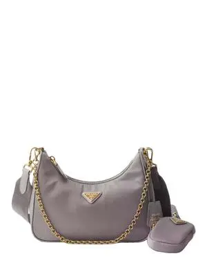 Prada Re-edition 2005 Re-nylon Shoulder Bag - Grey