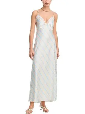 LoveShackFancy Manuela Maxi Dress - Cotton Skies