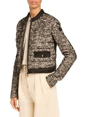 Moncler Combo Cardigan - Black
