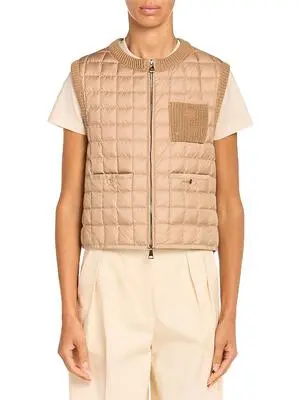 MONCLER Combo Quilted Vest