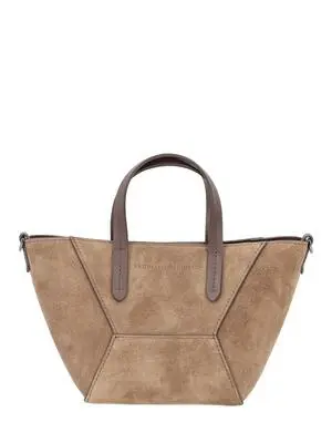 Brunello Cucinelli Bc Duo Mini Bag - Brown