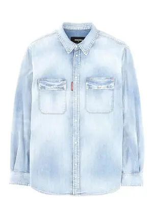 Dsquared2 Canadian Vintage" Shirt - Azure