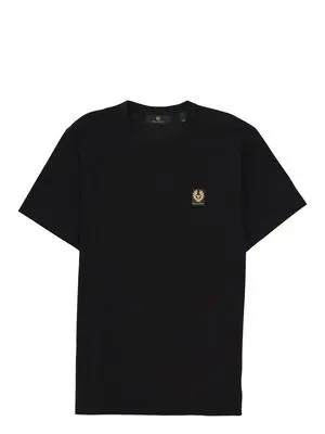 Belstaff T-shirt With Logo Patch - Black