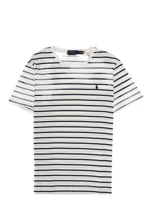 Polo Ralph Lauren Striped Logo T-shirt - White
