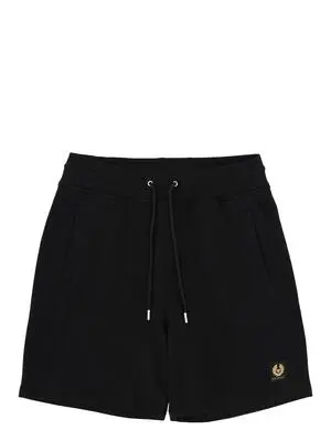 Belstaff Logo Detailing Shorts - Black