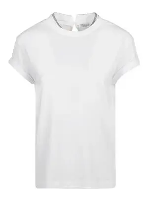 Brunello Cucinelli Cotton Jersey T-shirt - White