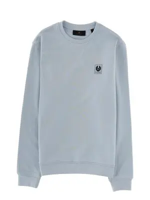 Belstaff Sweatshirt With Logo Patch - Azure