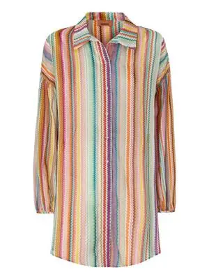 Missoni Zigzag-patterned Shirt - Red
