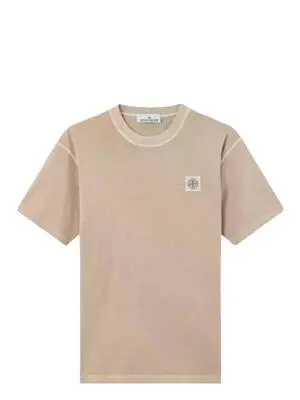 Stone Island Logo-patch T-shirt Neutrals