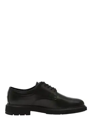 Filling Pieces Clean Derby Shoes - Black