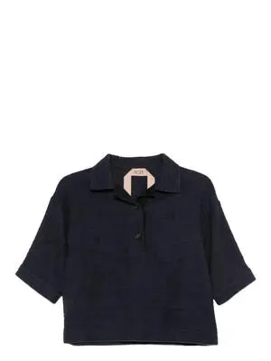 N°21 Woven Button-down Blouse - Blue