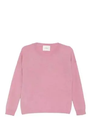 LISA YANG Dea Crew-neck Sweater - Pink