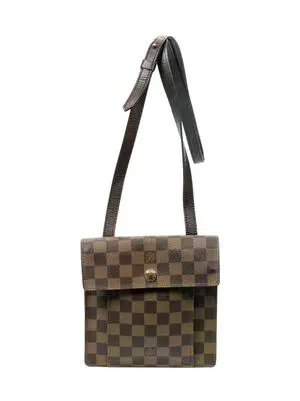 LOUIS VUITTON Pimlico Damier Ébène Shoulder Bag - Brown