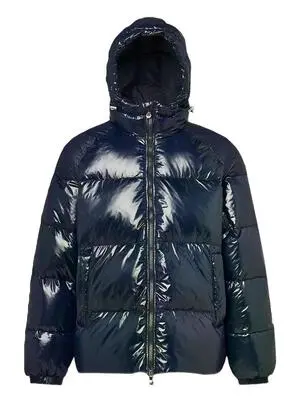 Pyrenex Raglan Sleeve Puffer Coat - Blue