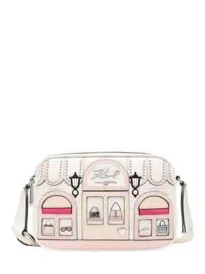Karl Lagerfeld Paris Maybelle Crossbody - White Multi