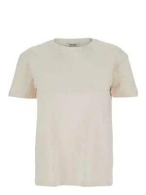 Max Mara Round-neck T-shirt - Neutrals