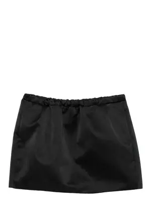 N°21 Woven Mini Skirt - Black