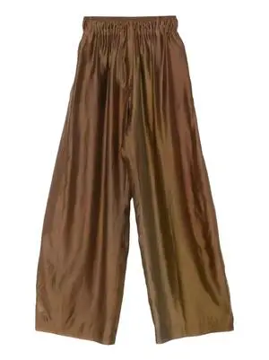 THELATEST Elastic-waist Trousers - Brown
