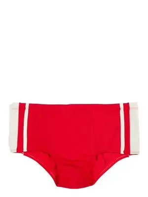 OSKLEN Striped Swimming Trunks - Red