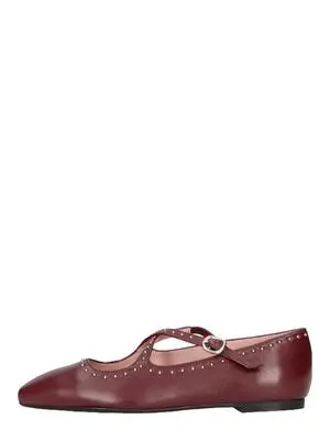 Pretty Ballerinas Criss Cross Mary Jane - Burgundy