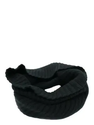 Portolano Cashmere Neck Warmer - Black