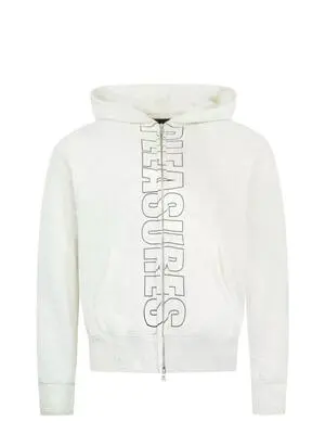 PLEASURES Zip-up Hoodie - Grey