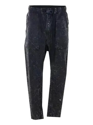 THOM KROM Marble Effect Trousers - Black