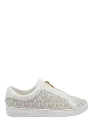 Michael Kors Platform Logo Sneakers - White