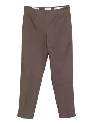 Peserico Pressed-crease Trousers - Brown