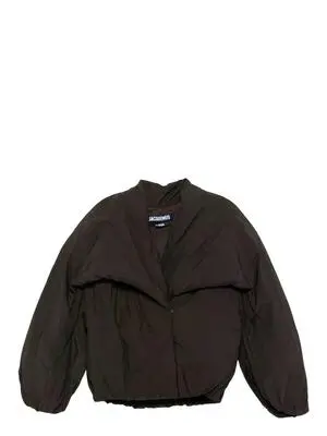 Jacquemus The Paysan Shawl-collar Puffer Jacket - Brown