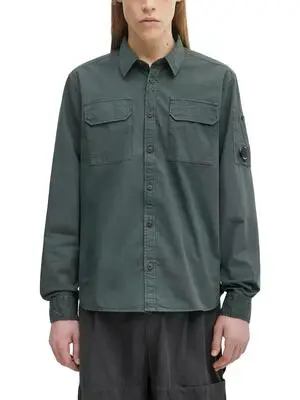 C.P. COMPANY Chest-pocket Shirt - Green