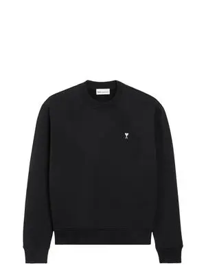 Ami De Coeur Embroidered Sweatshirt - Black