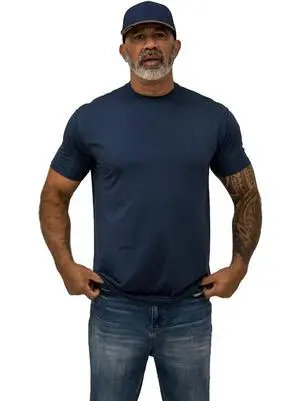 EPIC FITS Active Tech Crew Neck T-shirt - Slate Blue